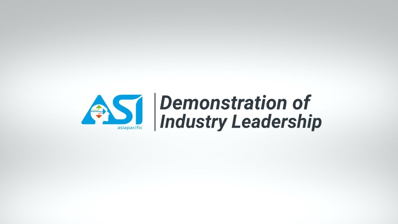 ASI Asia Pacific - Demonstration of Industry Leadership - YouTube