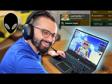 COMPREI um NOTEBOOK de 20 MIL REAIS SÓ PRA JOGAR ROBLOX (Unboxing m16 r2)