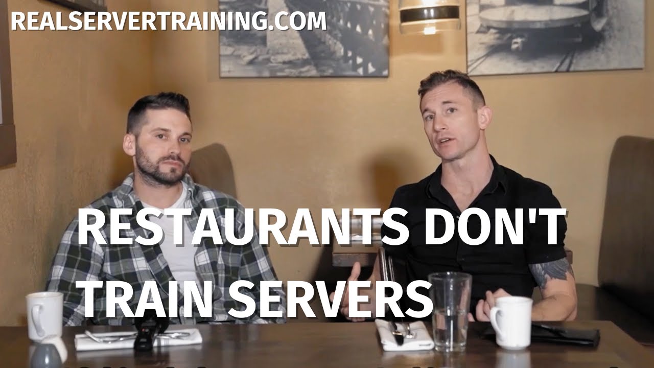 Restaurants don't train servers | This is the real training you never ...
