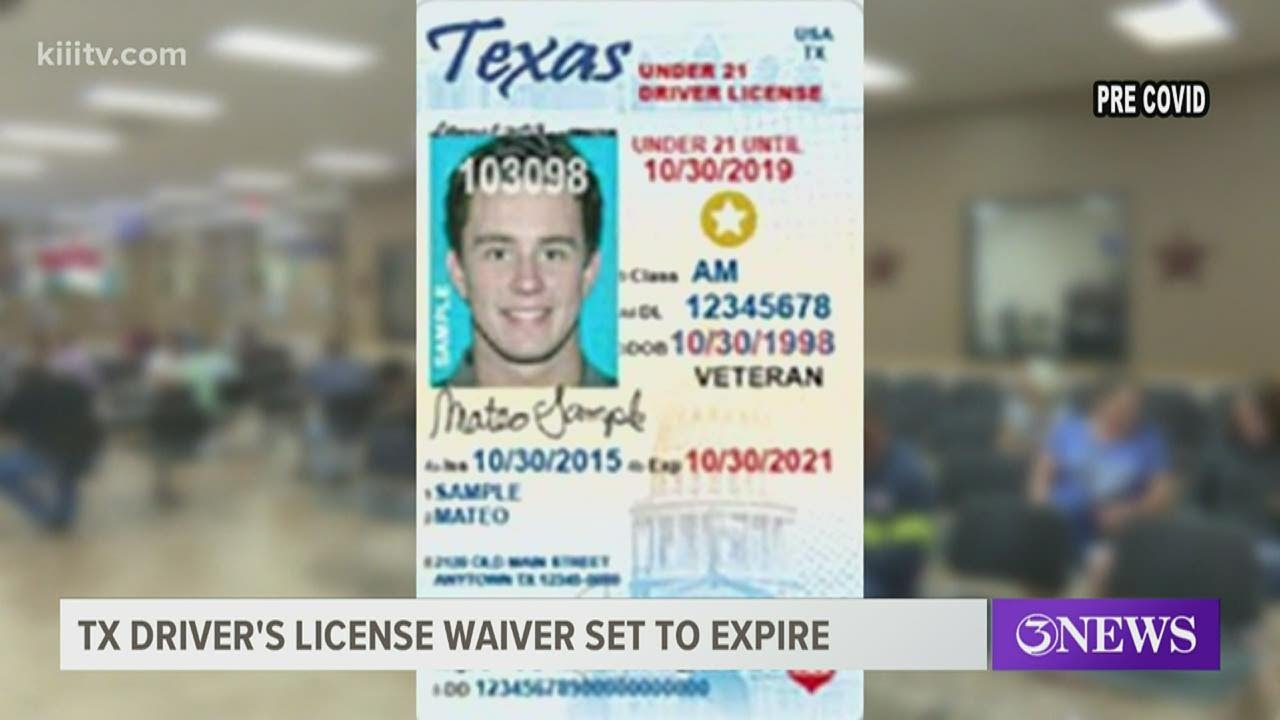 The waiver that delayed renewing your Texas drivers license is set to ...