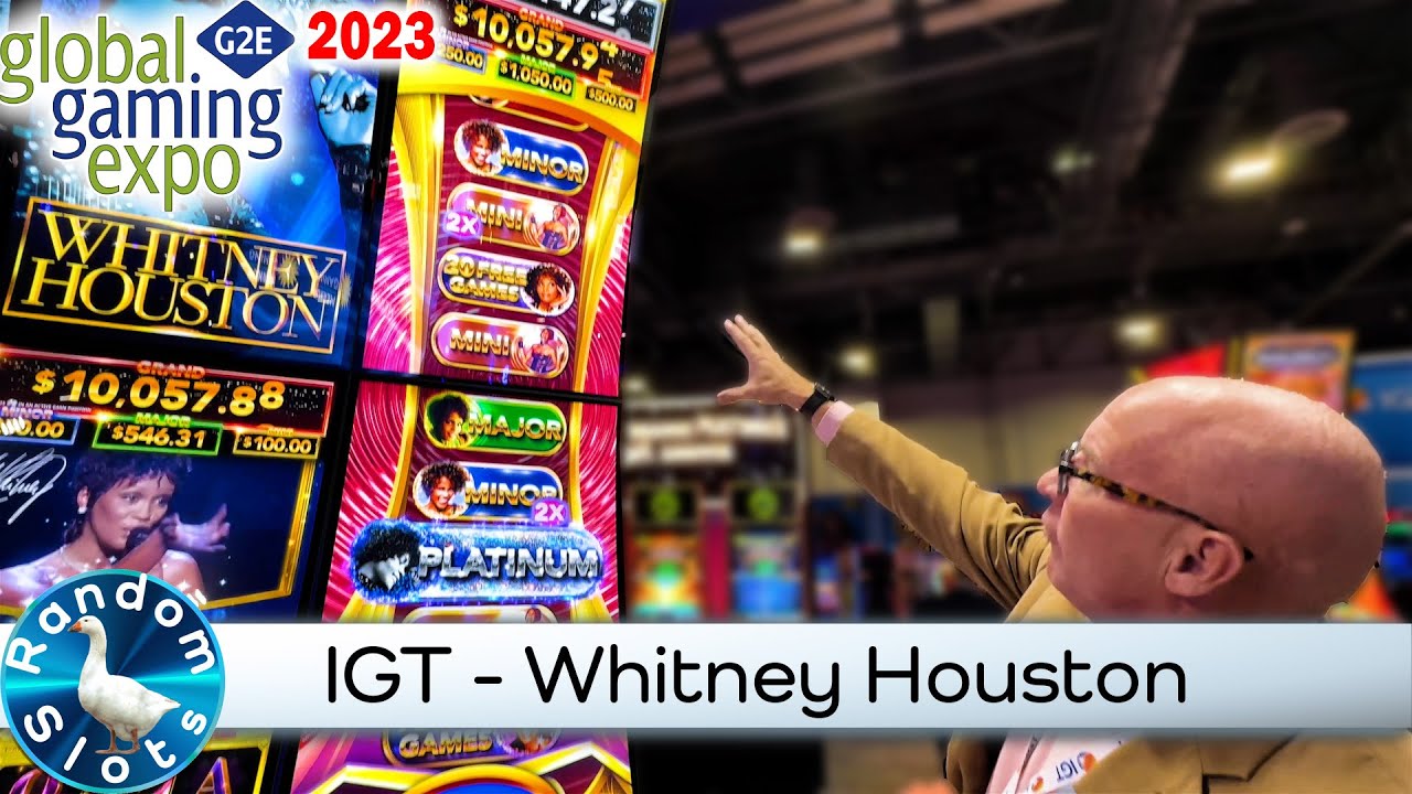 #G2E2023 IGT Whitney Houston Slot Machine Preview - YouTube