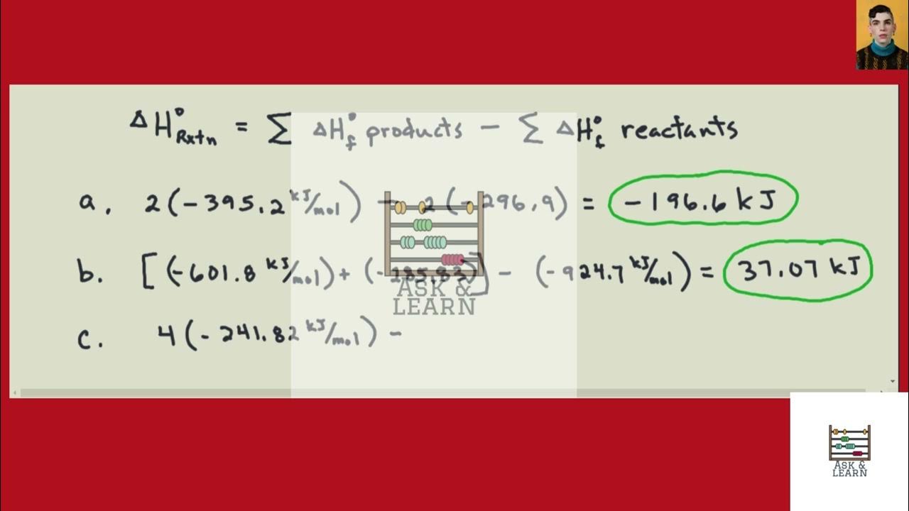 [Chemistry] Using values from Appendix , calculate the standard enthalpy change for each of the ...