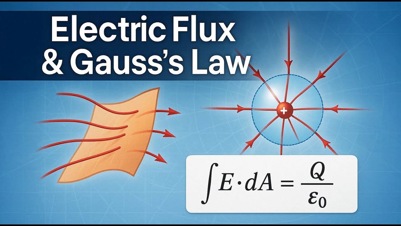 Electric Flux & Gauss's Law ⚡ | Concept, Formula & Applications ...