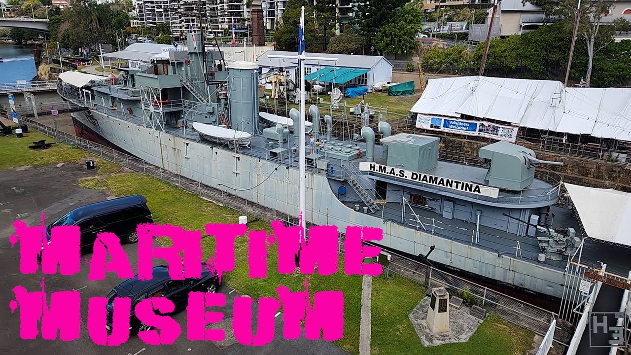 Visiting HMAS Diamantina at the QLD Maritime Museum - YouTube