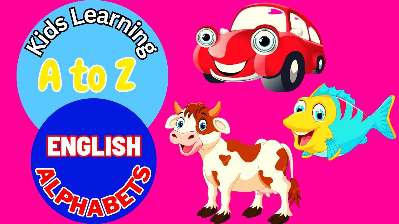 Kids Learning ABC Basic English Vocabulary! Kids Education Preschool ...
