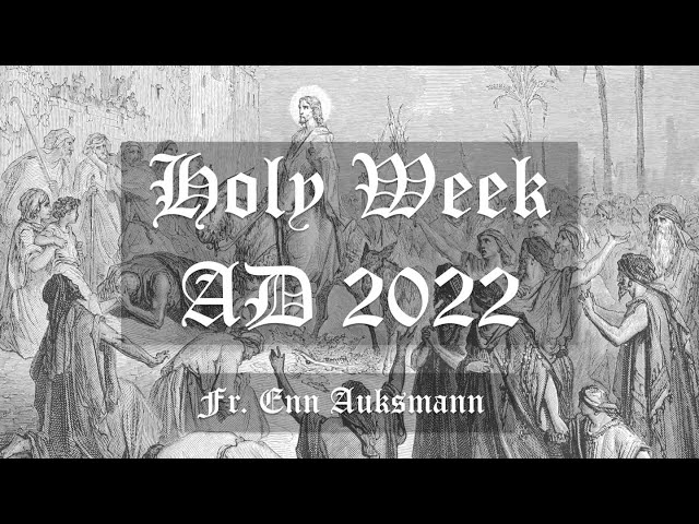 Holy Week 2022 Banner