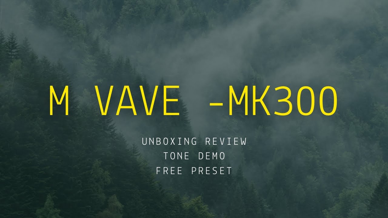 M-VAVE MK-300 Multi Effects Pedal MK300 vs NUX MG30. - YouTube
