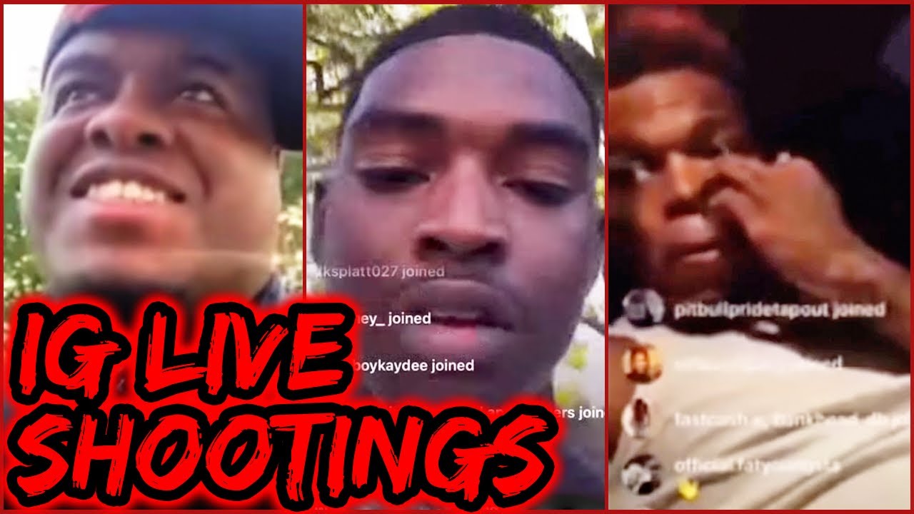 RAPPER SHOOTINGS ON IG LIVE - YouTube