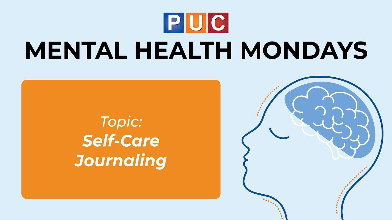 MENTAL HEALTH MONDAYS | Self-Care Journaling - YouTube