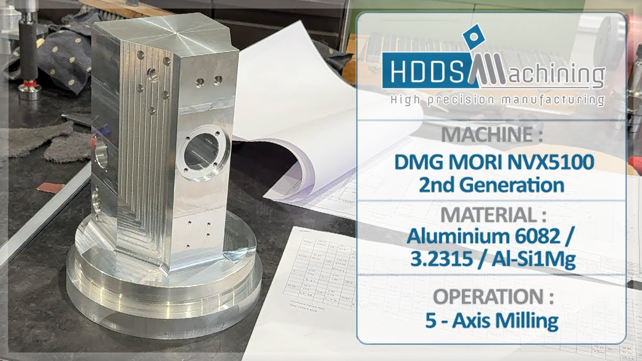 Production of a complex part on a 5-axis table - YouTube