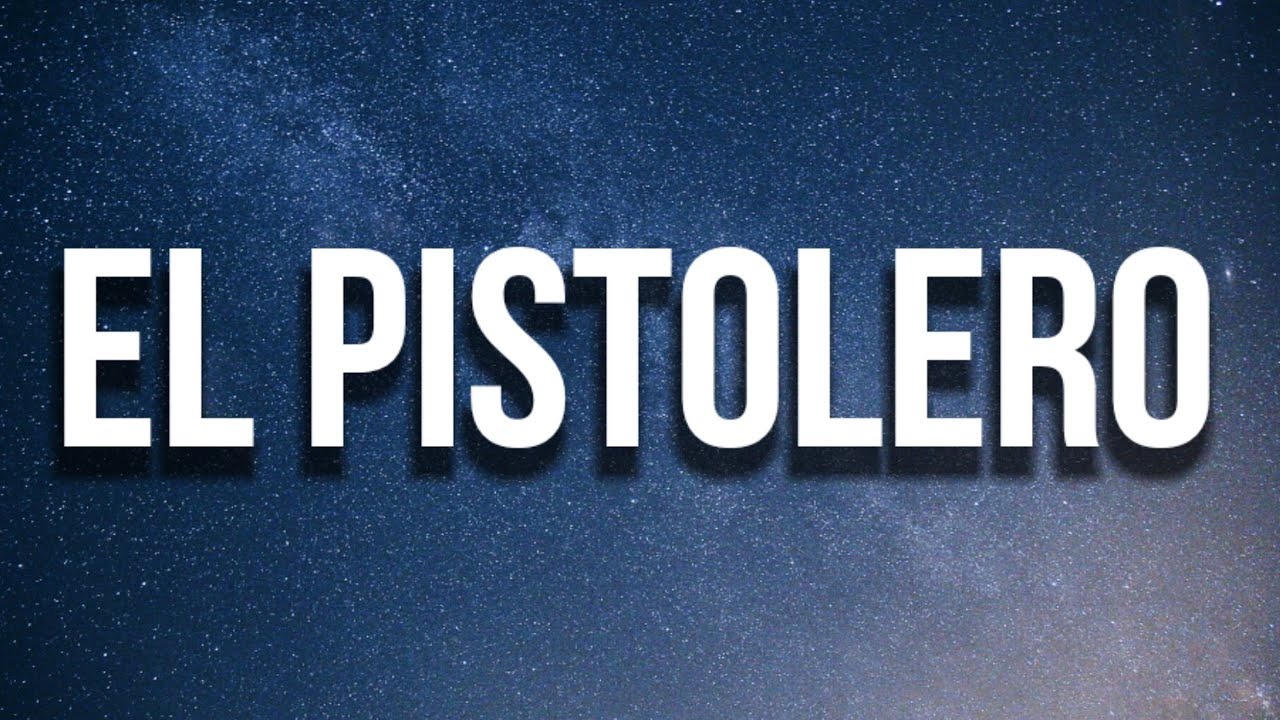 mgk - El Pistolero (Lyrics) - YouTube