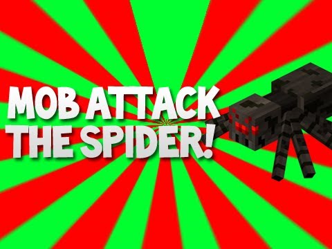 Minecraft Mob Attack! - The Spider - YouTube