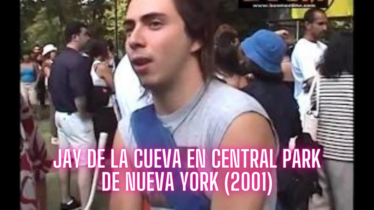 Jay De La Cueva cuando tenía 23 años! Entrevista en Central Park de ...