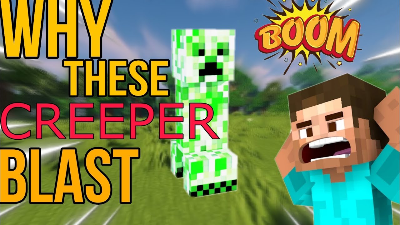 WHY THESE CREEPER BLAST ️|| Minecraft gameplay - YouTube