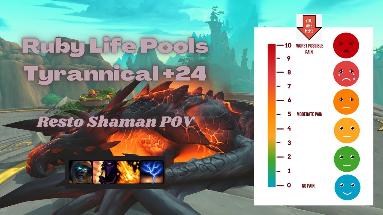 Resto Shaman RLP +24 Tyrannical w/ Commentary - YouTube