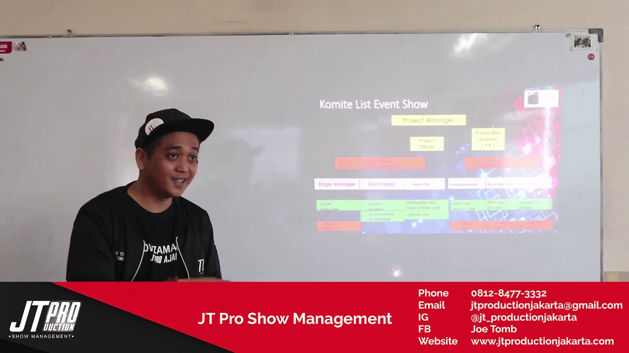 Belajar Show Management By JT PRO - YouTube