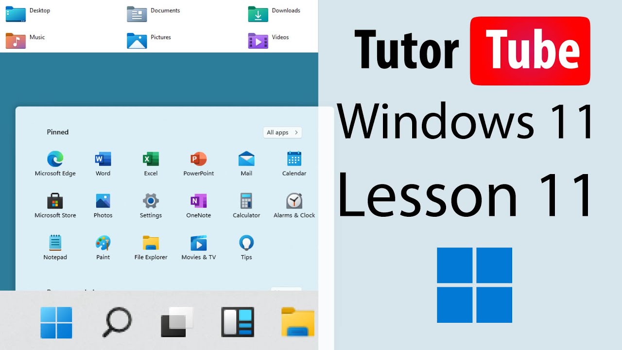 Windows 11 Tutorial - Lesson 11 - Searching for Options in Settings ...