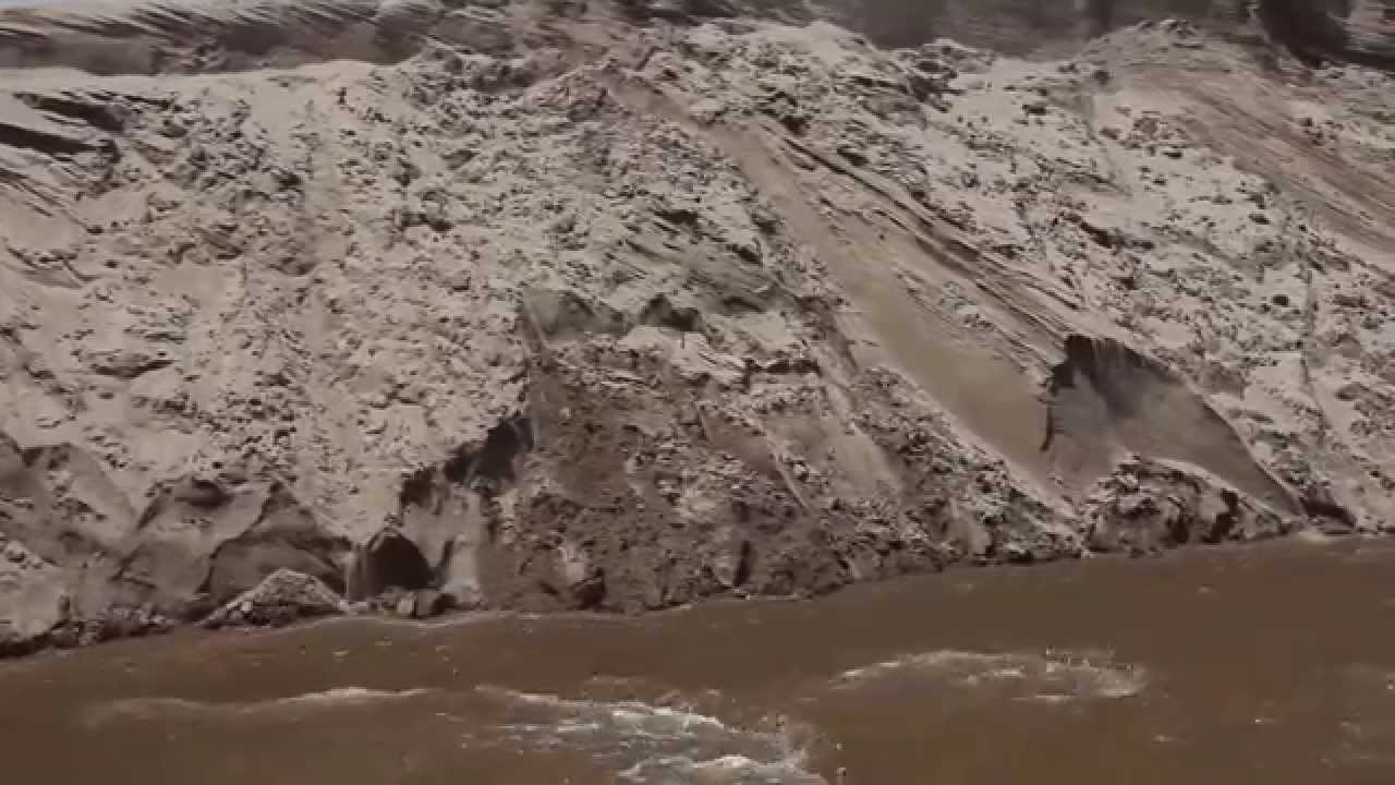 sloughing sand - YouTube