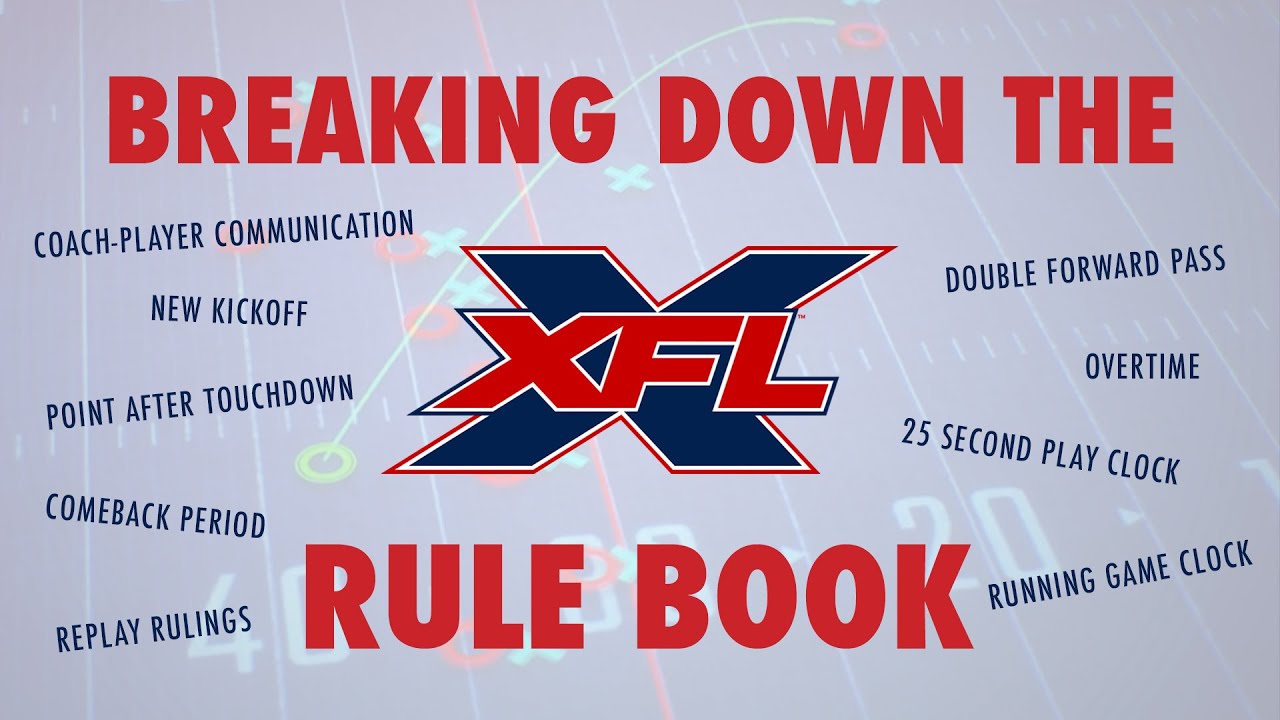 New XFL Rules Full Breakdown And Discussion YouTube