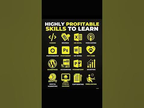 Highly profitable skills to learn to earn money online! #earnmoneyonline #earn_money_online ...