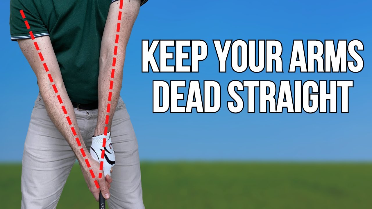 How To Keep Your Arms Straight and Release the Club Correctly - YouTube