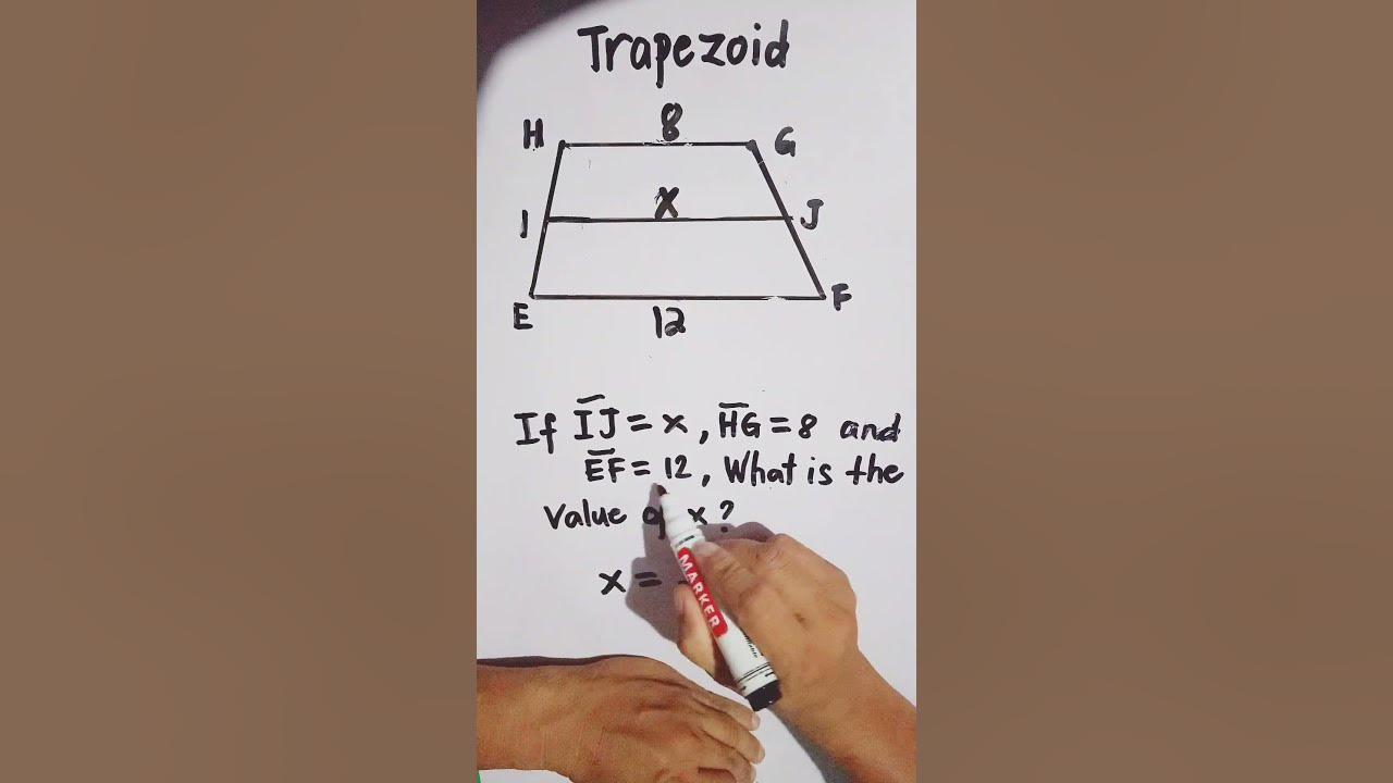 Solving Problems Involving Theorems on Trapezoid - YouTube