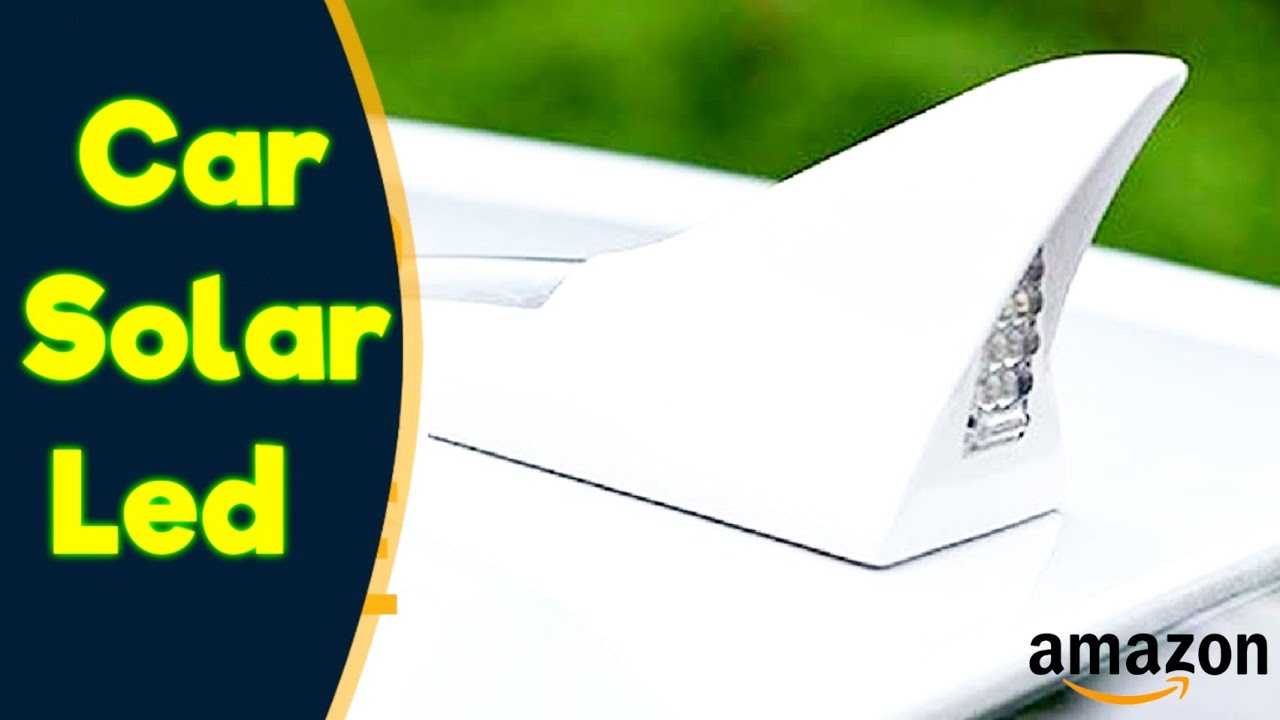 Car Solar Led Signal Antenna # Anti-collision Warning Antenna Lamp # ...