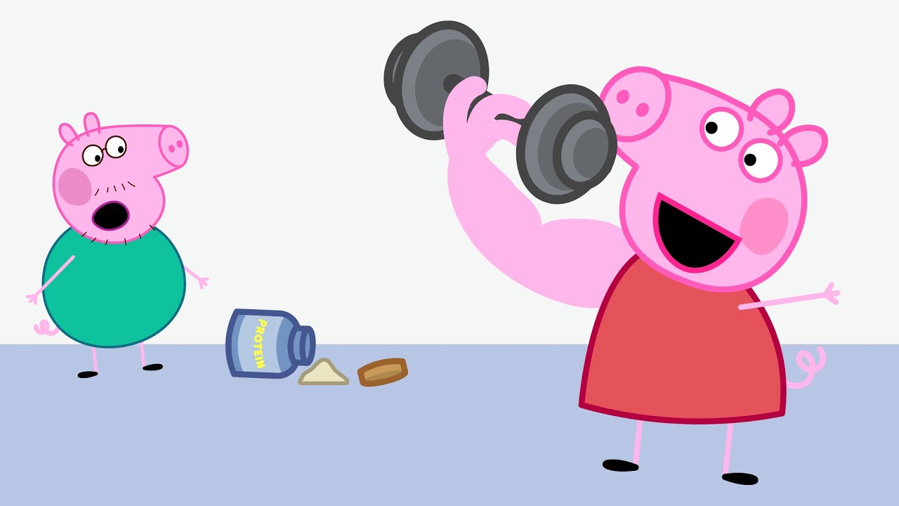 Peppa Pig Tales | Peppa Lifts HEAVY WEIGHTS💪🏋️‍♀️ - YouTube