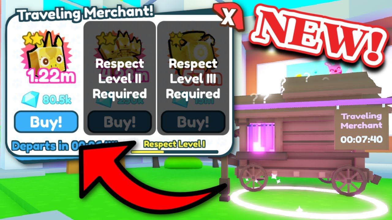 *NEW* TRAVELING MERCHANT!! | Roblox Pet Simulator X - YouTube