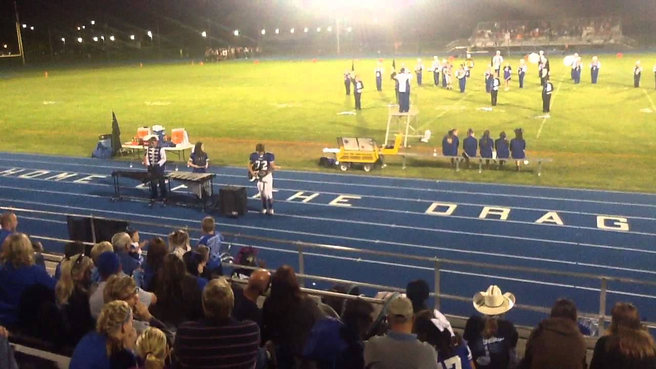 Halstead High School Marching Band of Dragons Jungle Boogie 2013 - YouTube