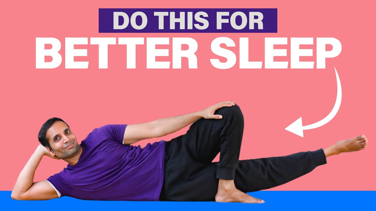 Yoga for better sleep | Sri Sri School of Yoga | Mayur Karthik - YouTube