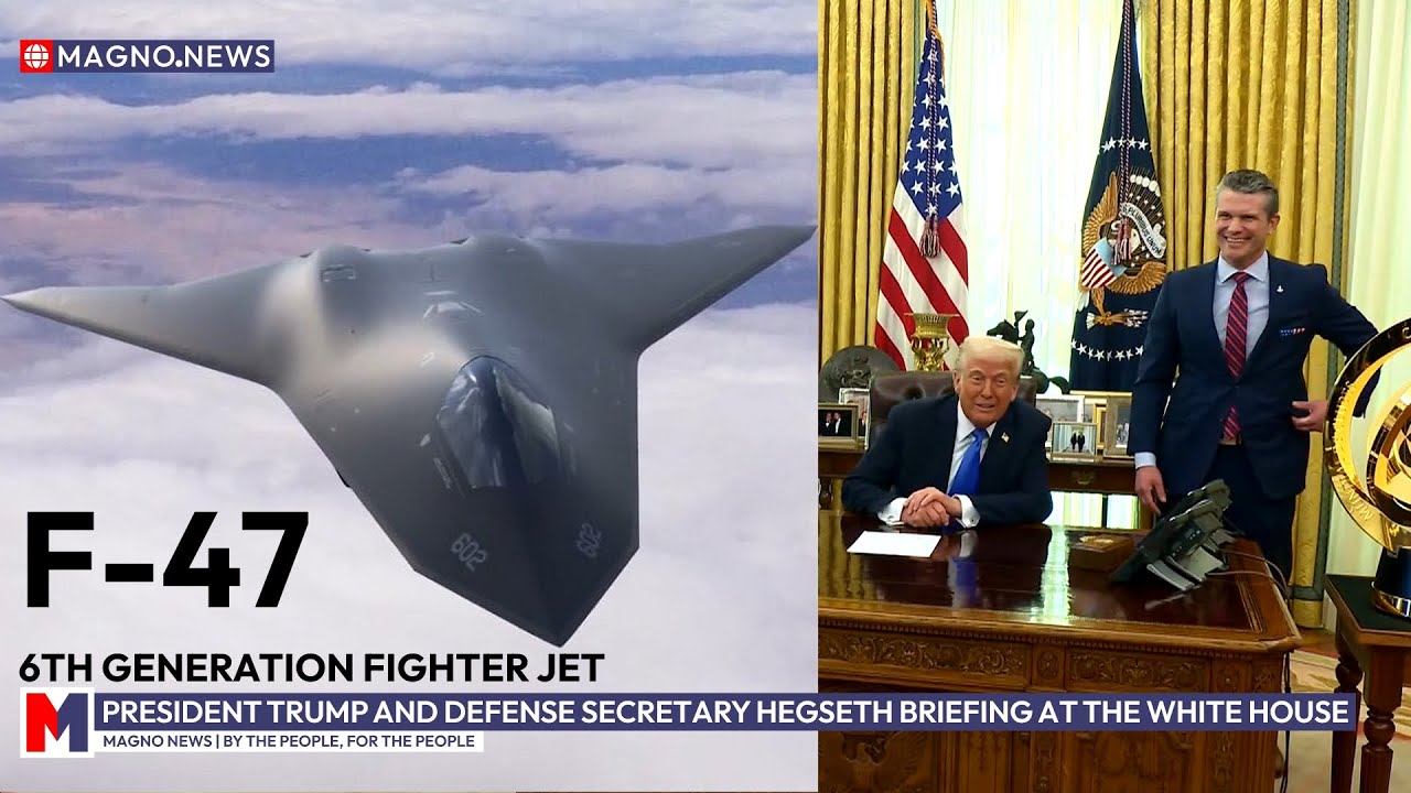 President Trump and Pentagon unveil F-47 Fighter Jet: «the most lethal ...