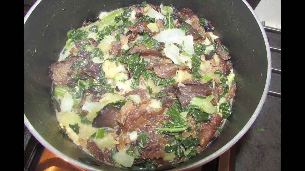 Congolese Mayebo (Mushrooms) & Kale - YouTube