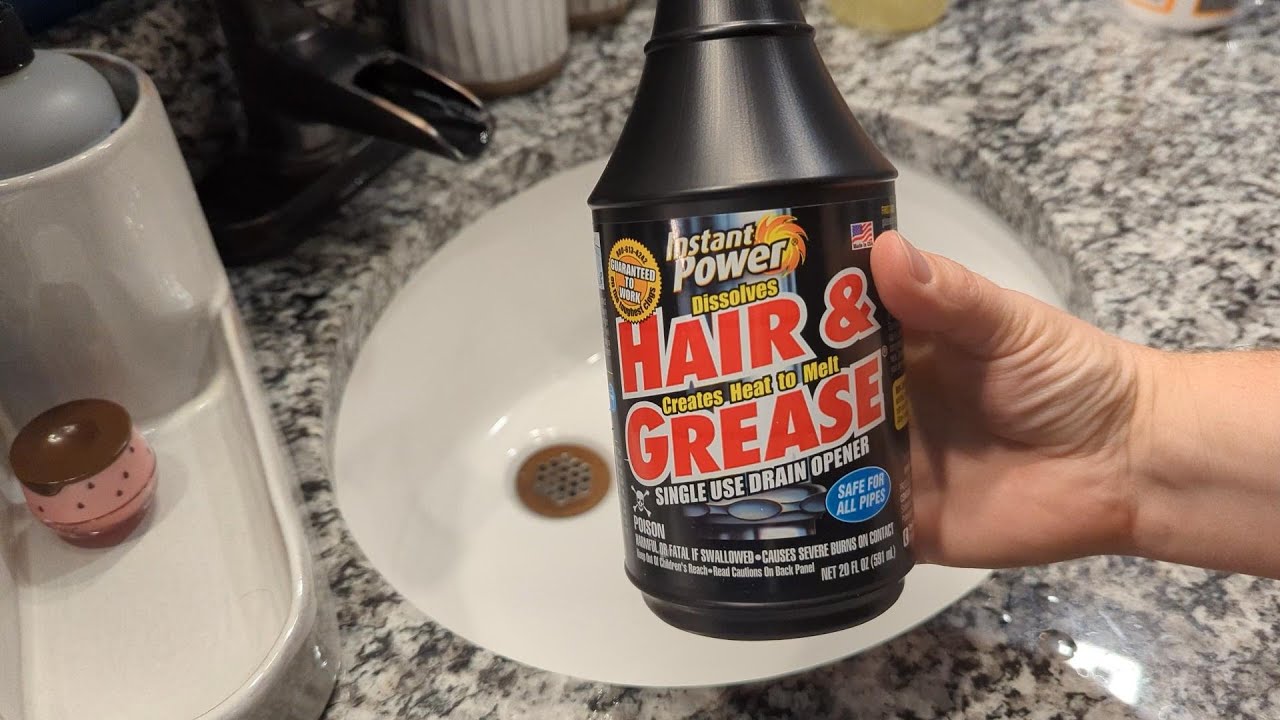 Instant Power Hair and Grease Remover Test - YouTube