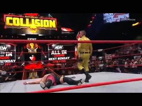 AEW Collision 8/19/2023 - CM Punk Attacks Samoa Joe & Accepts His ...