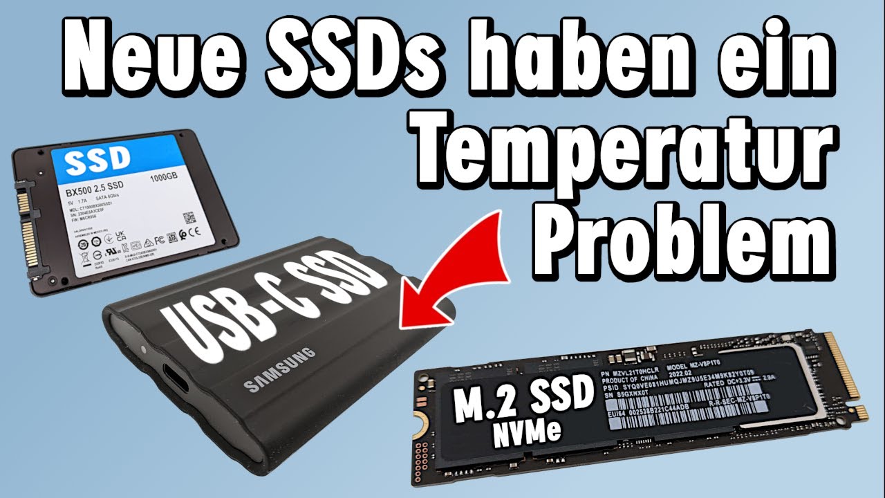 Neue und schnelle SSDs haben Temperaturprobleme - NVMe SSD wird sehr ...