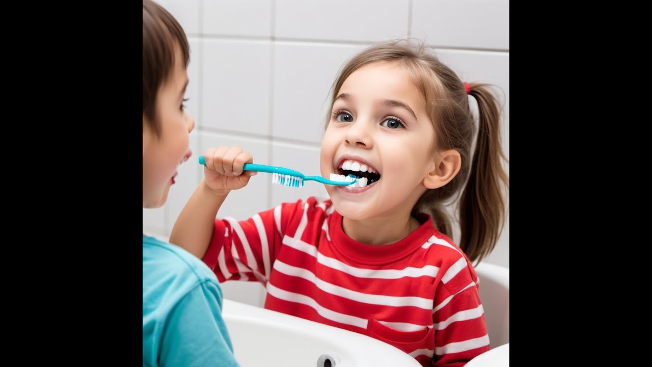 Brushy Brushy Time! Fun Tooth Brushing!! - YouTube