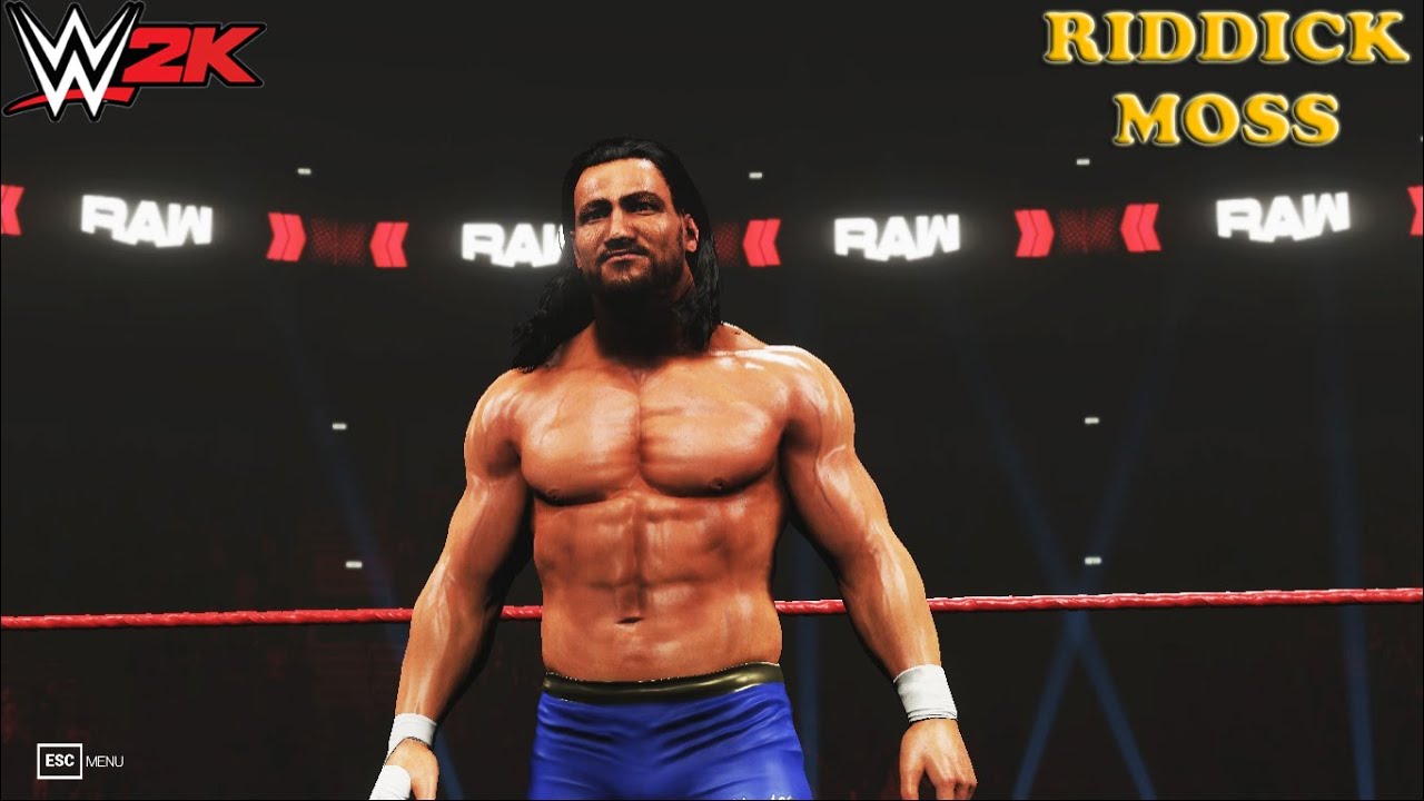WWE 2K22 Riddick Moss Entrance, Finisher & GFX "Concept" - YouTube