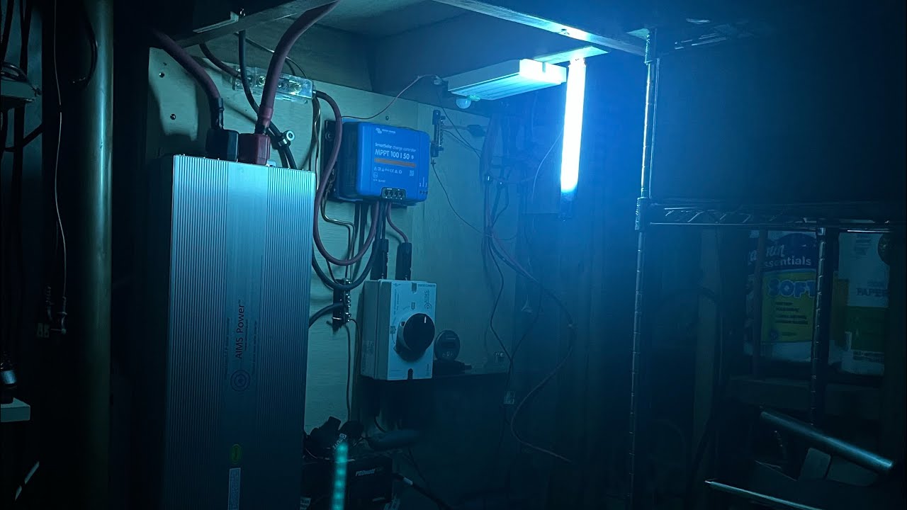 Solar LED glow stick looking pex pipe light! - YouTube