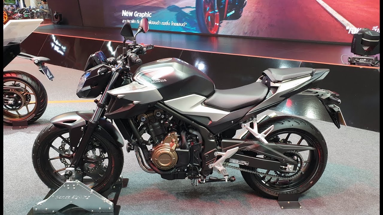 2019 Honda CB500F | Mat Gunpowder Black Metallic | - YouTube