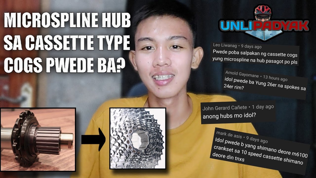 ANSWER RANDOM QUESTIONS | CASSETTE COGS TO MICROSPLINE HUB PWEDE BA ...