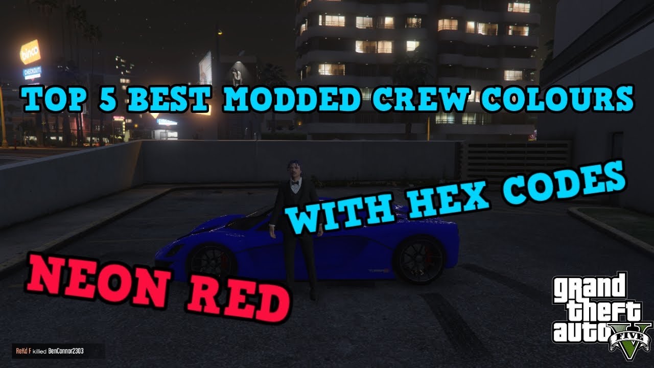 TOP 5 BEST MODDED CREW COLOURS!! PATCH 1.50 GTA 5 ONLINE - YouTube