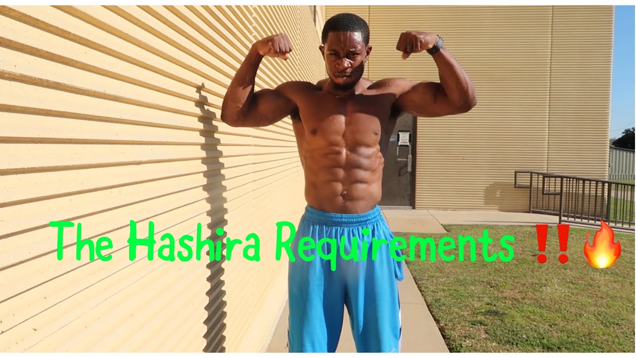 The Hashira Requirements|| intense calisthenics workout - YouTube