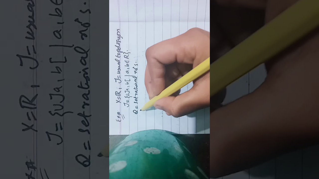 limit points in discrete topology and usual topology on R - YouTube