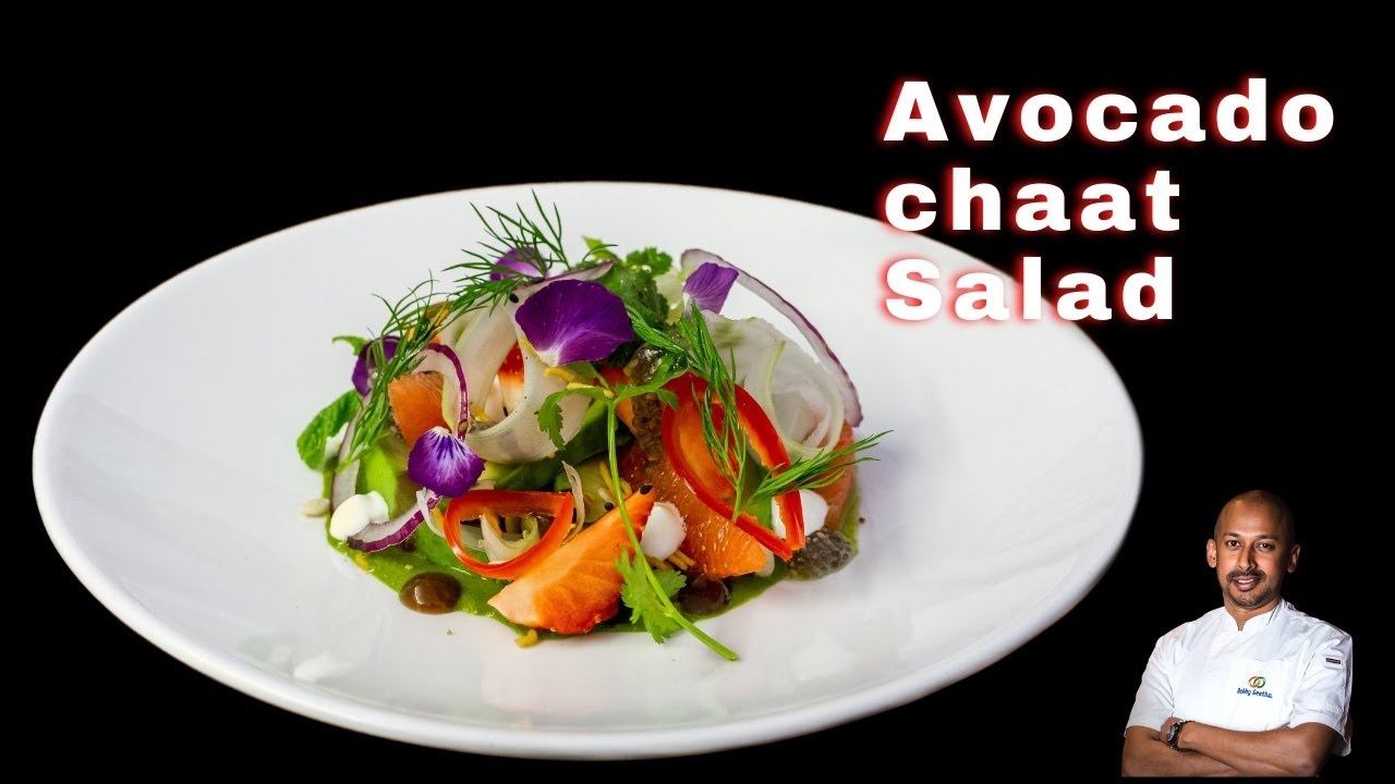 Make Indian Avocado chaat salad A vegan recipe - YouTube