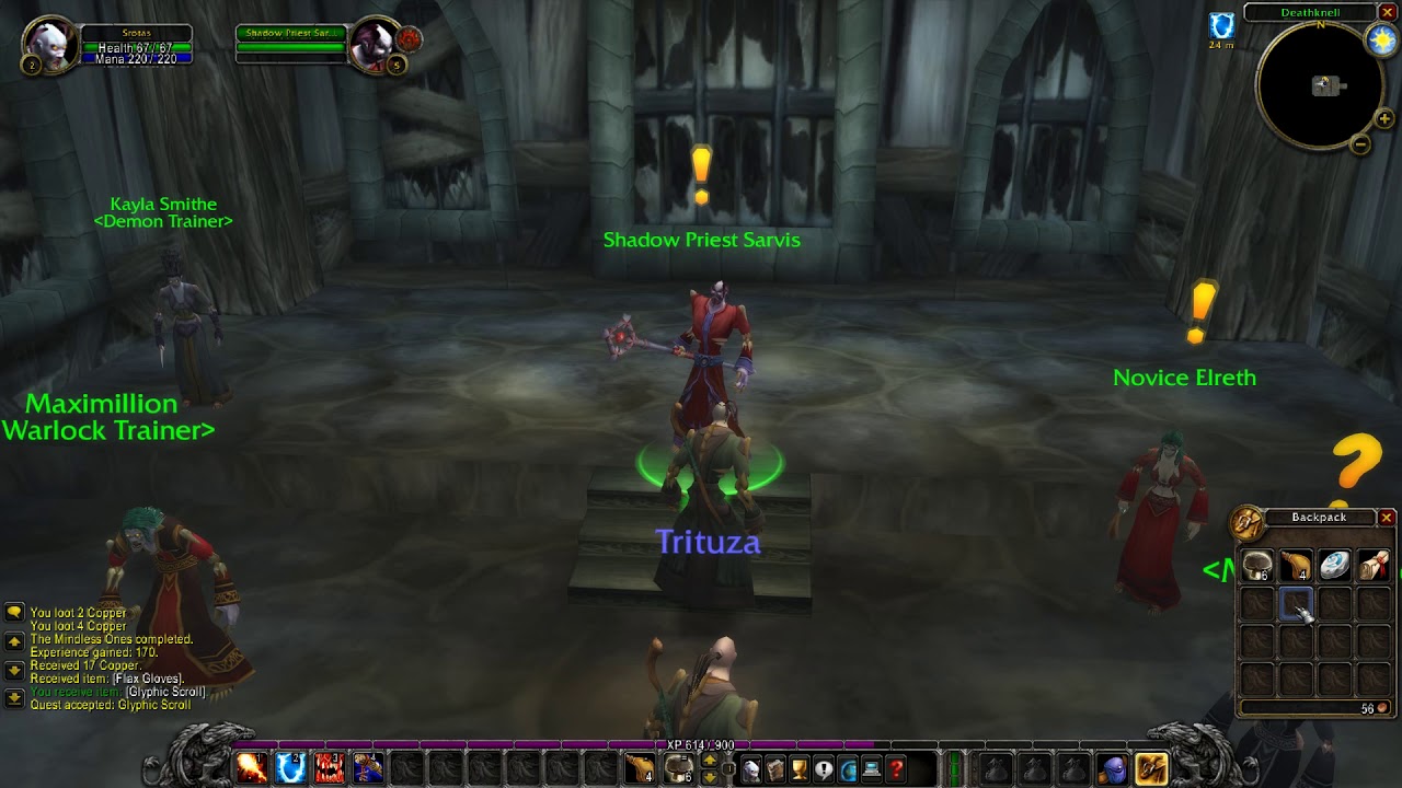 World of Warcraft: Mage: Glyphic Scroll - YouTube