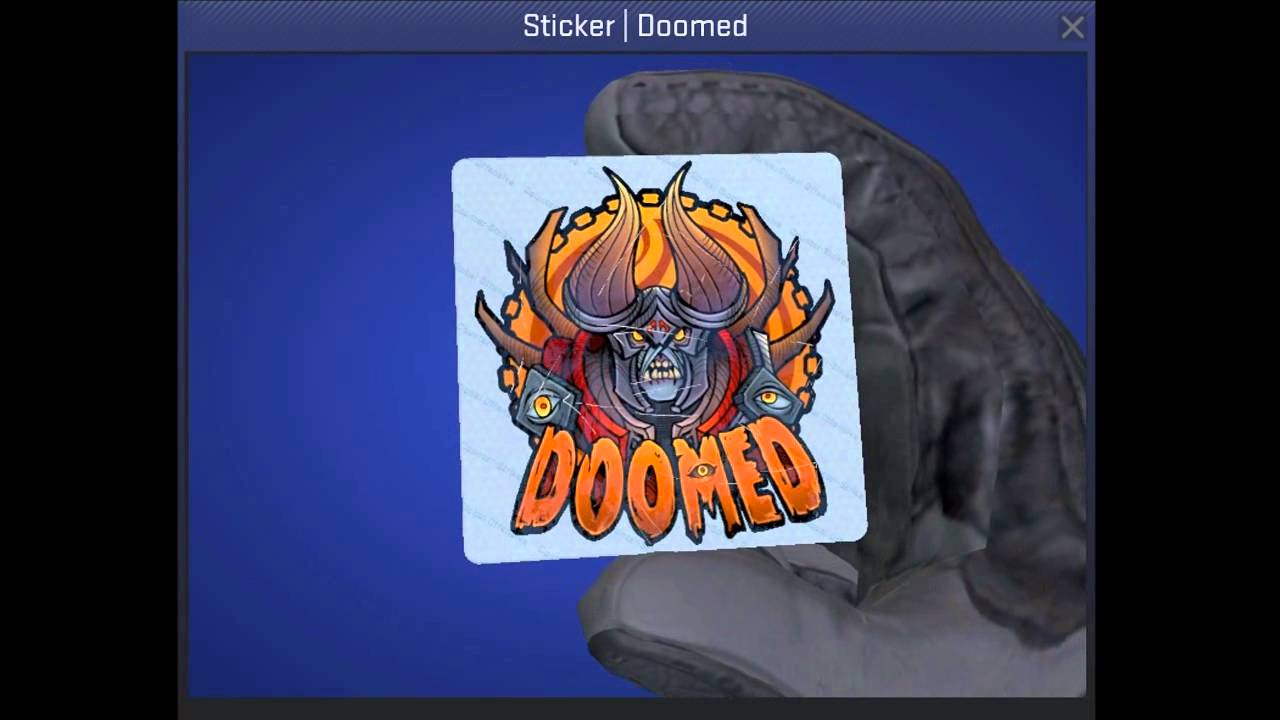 Doomed Sticker CS:GO - YouTube