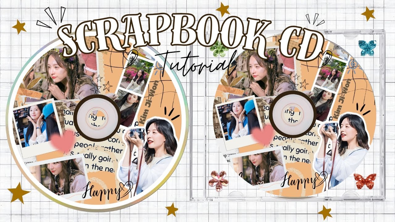Bagaimana Membuat Cd Scrapbook Menggunakan Canva (Free template) | Kim ...