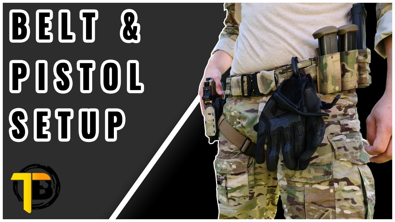 My airsoft Pistol and belt setup | TM FNX-45 | T-Rex | - YouTube