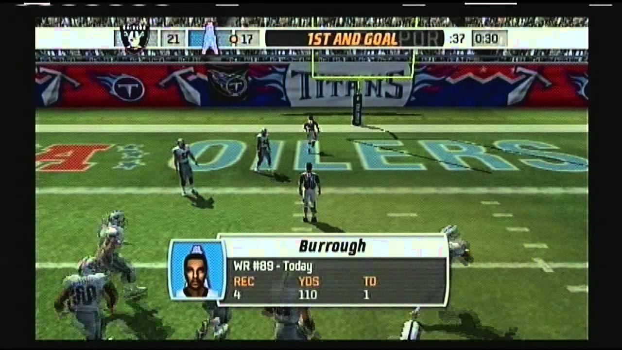 Madden NFL 07 Legendary Teams Game 76 Oakland Raiders vs 78 Houston ...